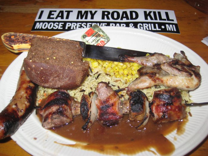 Eating Road Kill at The Moose Preserve – The Unvegan